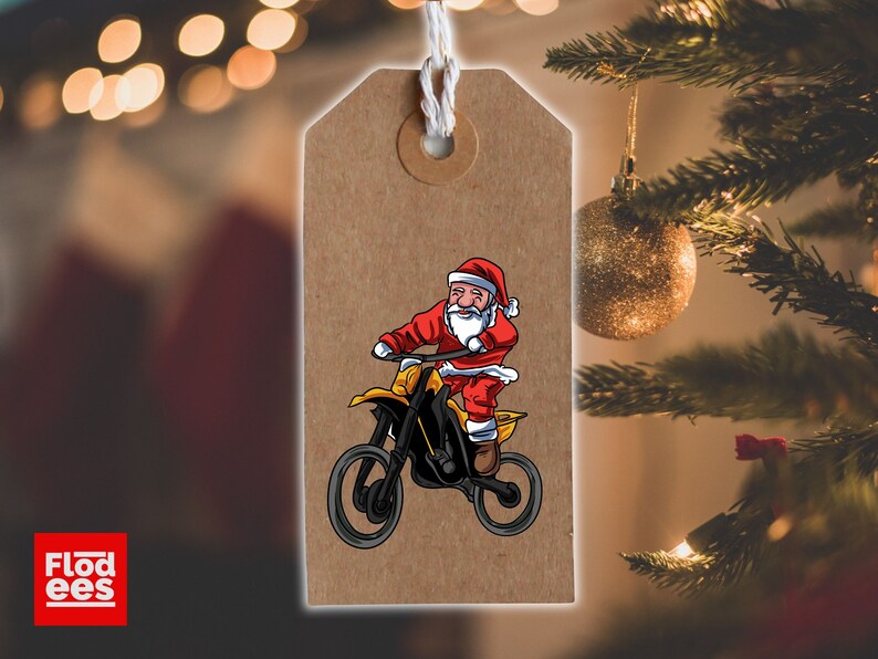 Dirt Bike SVG Santa Motocross PNG - Etsy