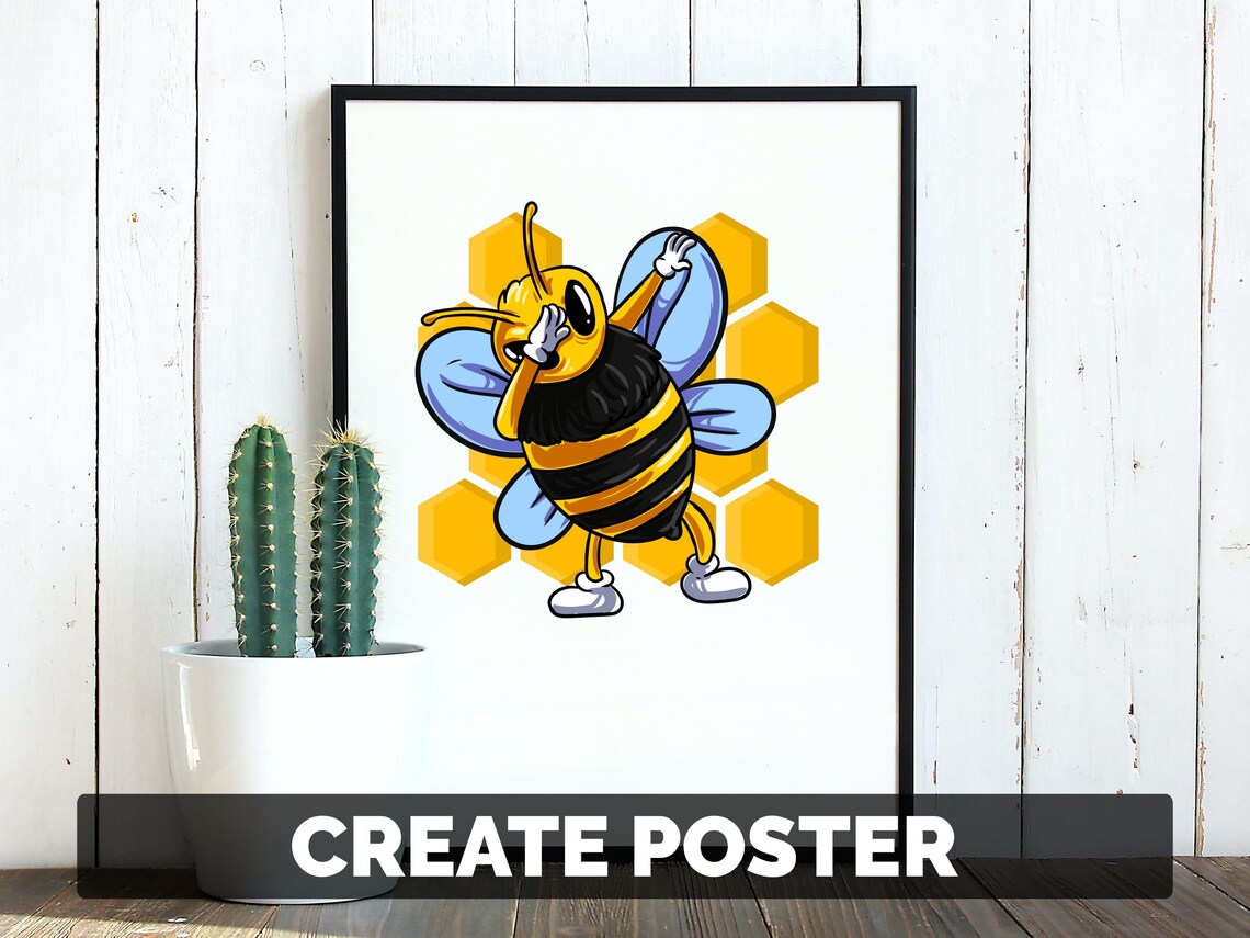 Dabbing Bee Beekeeping SVG File / Beekeeper PNG / Safe the | Etsy