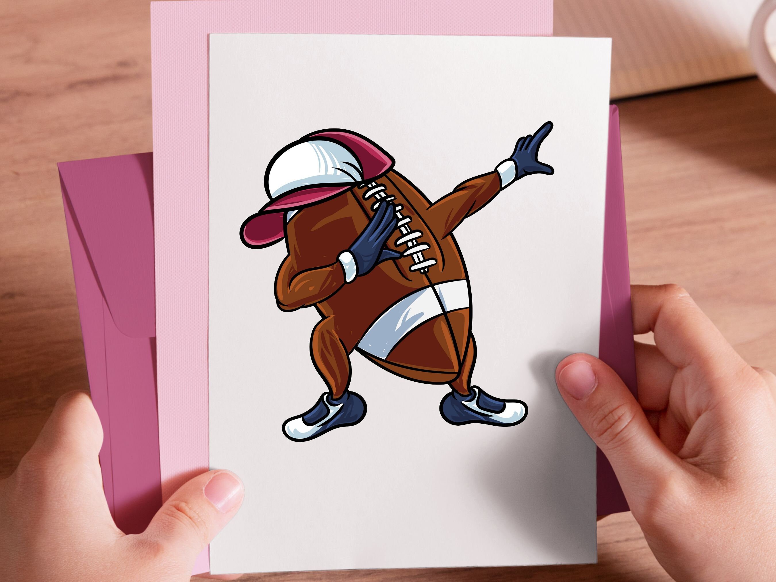 Dabbing Football Clipart / Football Player SVG PNG - Etsy