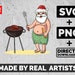 Christmas in July SVG / Grilling BBQ Santa Claus PNG / Grill Party ...