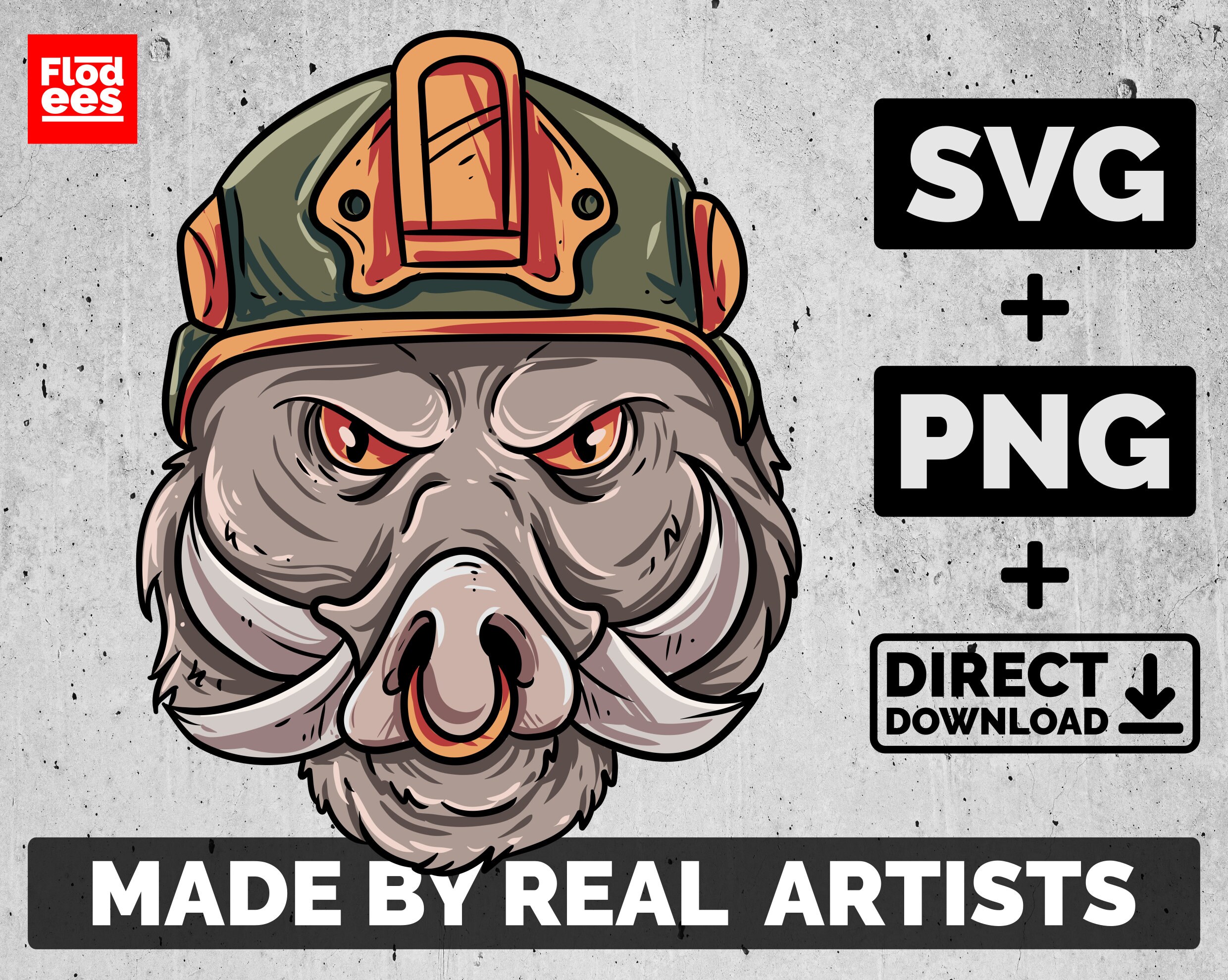 SVG Wild Hog Clipart - Etsy