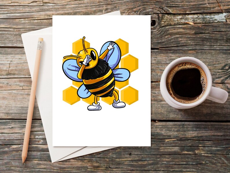 Dabbing Bee Beekeeping SVG File / Beekeeper PNG / Safe the - Etsy
