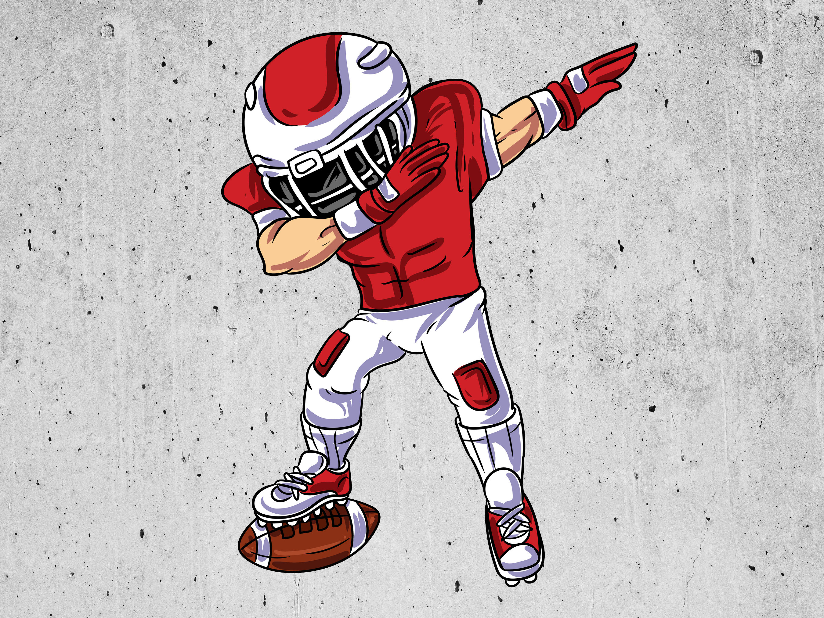 Football Player SVG PNG Football Clipart Gift for Boys - Etsy
