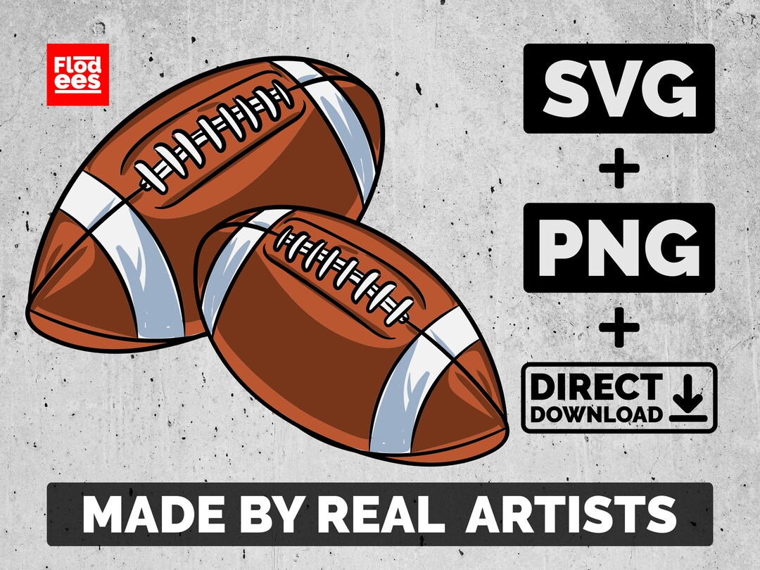 Football SVG Clipart - Etsy