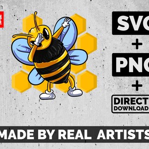 Dabbing Bee Beekeeping SVG File / Beekeeper PNG / Safe the | Etsy