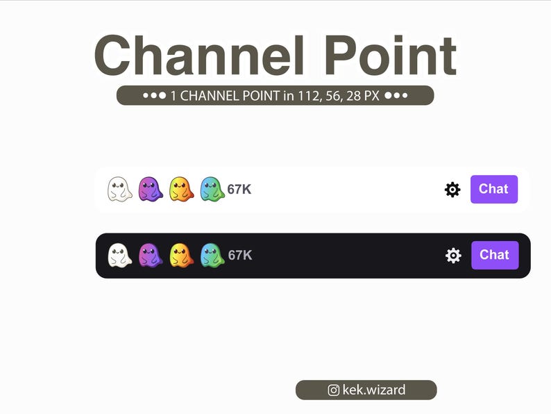 Ghost Channel Point for Twitch | Channel Point | Twitch Channel Point ...