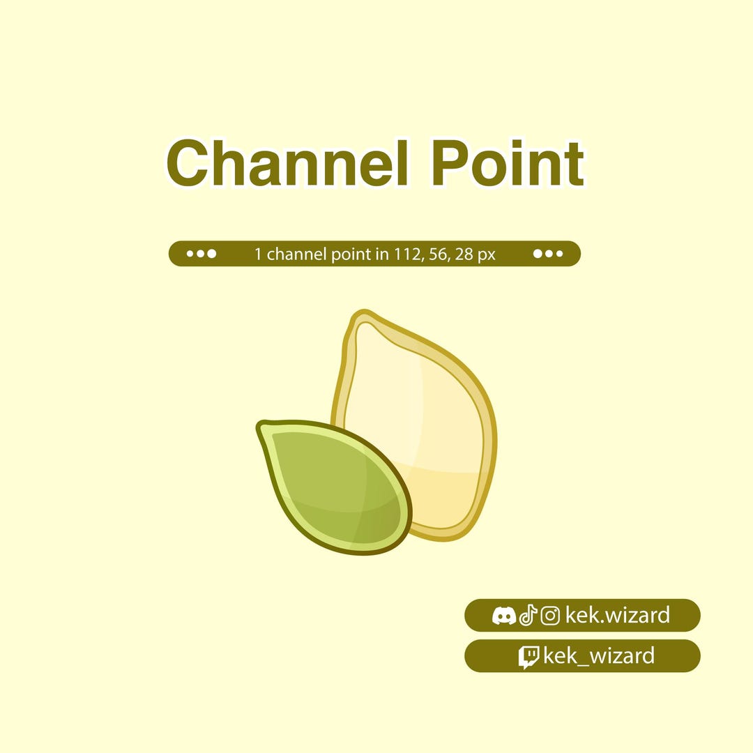 Pumpkin Seeds Channel Point for Twitch | Channel Point | Twitch Channel ...