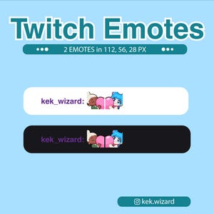 Ekko and Powder Emote Pack | Twitch Emotes | Anime Character | Custom ...