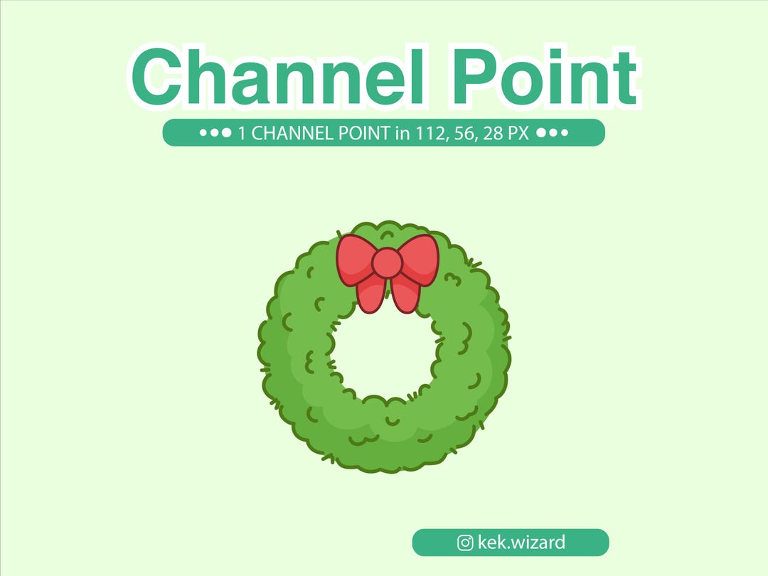 Wreath Channel Point for Twitch | Channel Point | Twitch Channel Point ...
