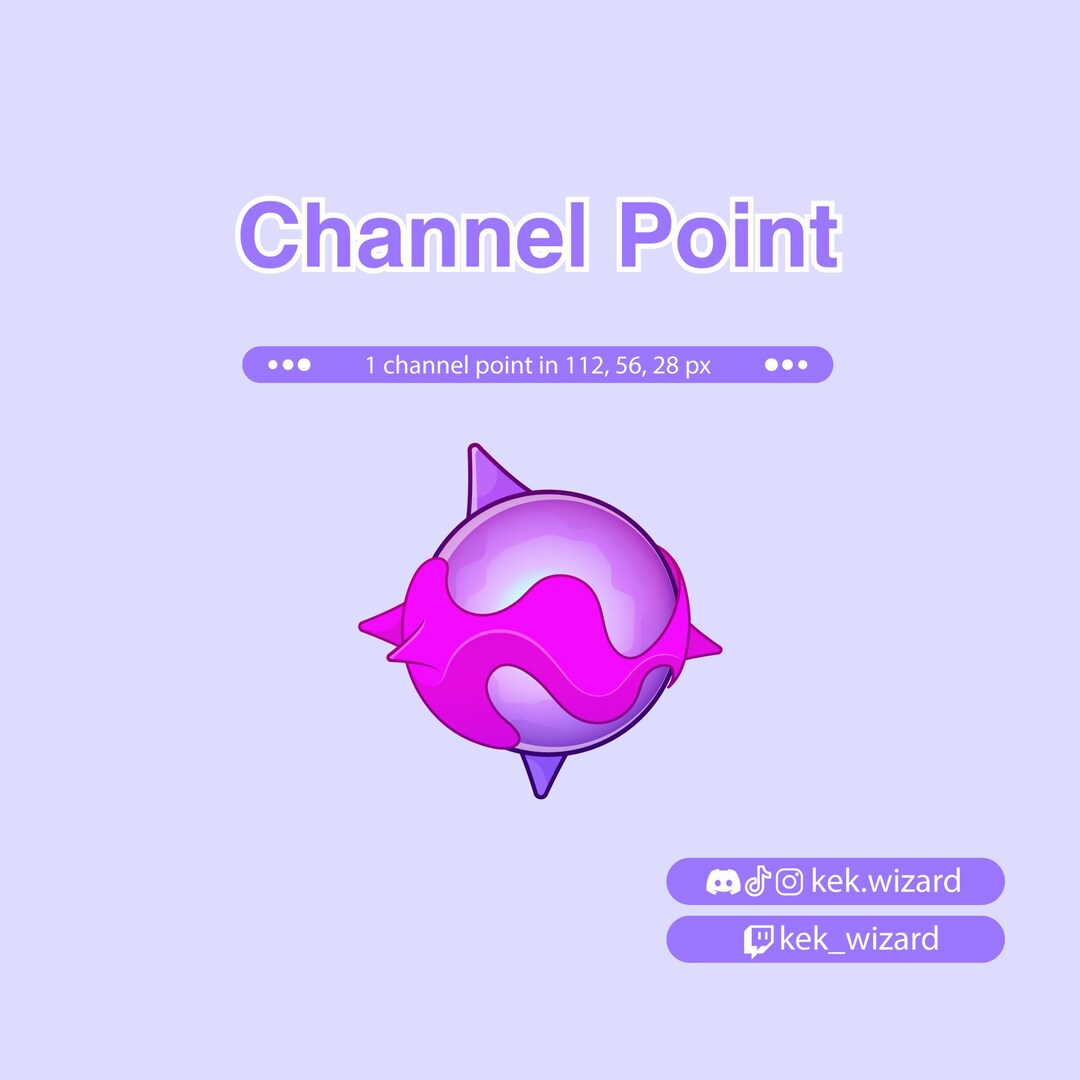 Purple Orb Channel Point for Twitch | Channel Point | Twitch Channel ...