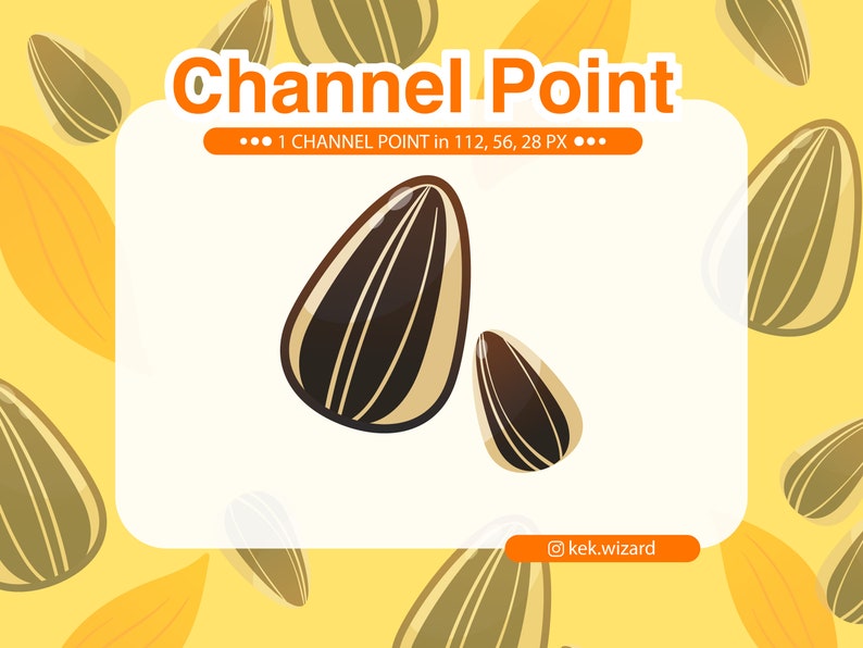 Sunflower Seeds Channel Point for Twitch | Channel Point | Twitch ...