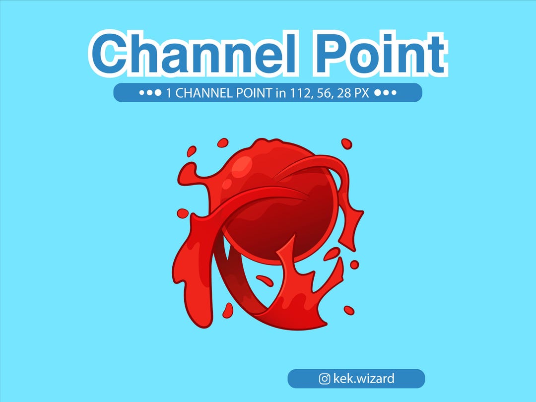 Blood Sphere Channel Point for Twitch | Channel Point | Twitch Channel ...
