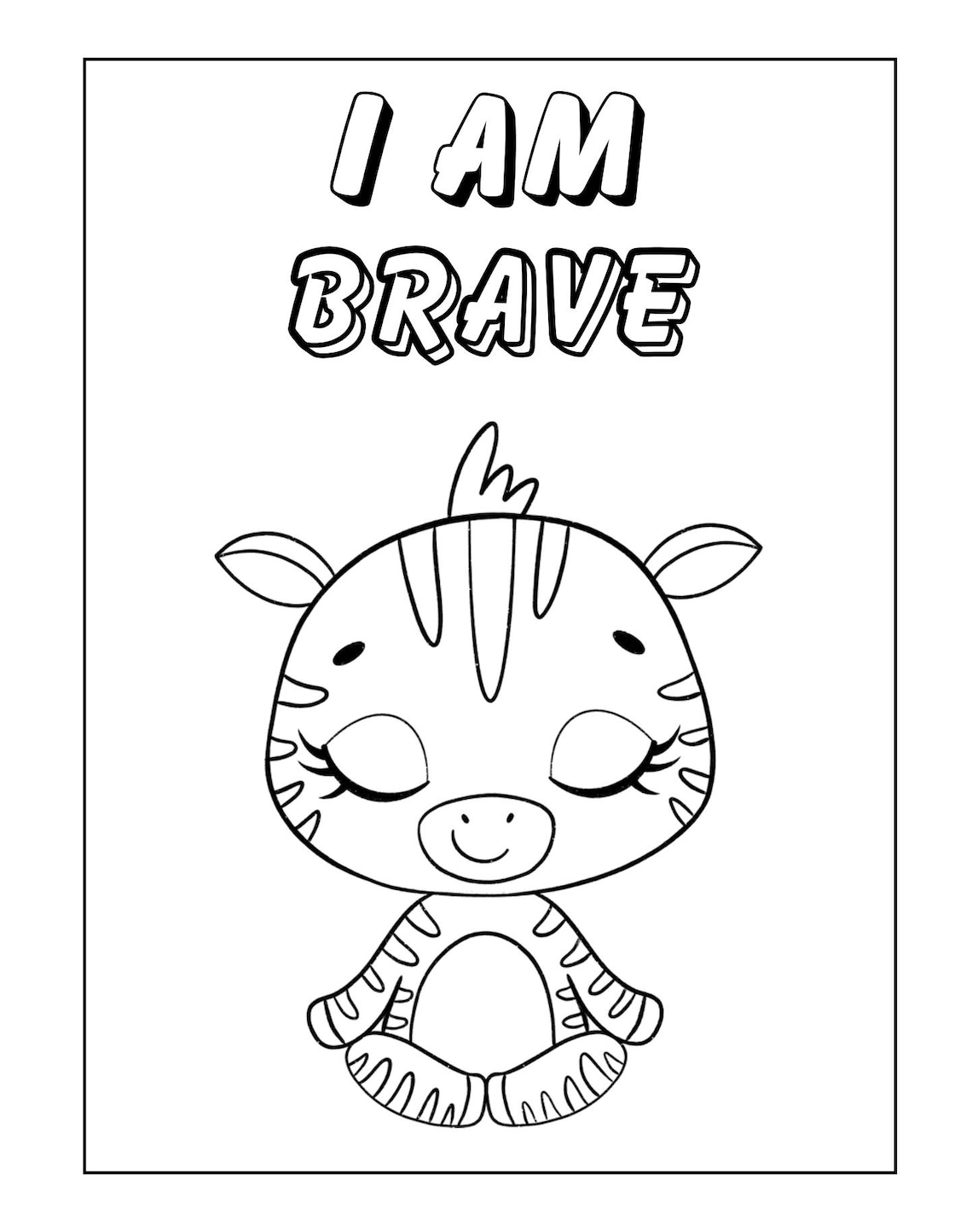 Positive Affirmations Coloring Sheets, Colouring - Etsy