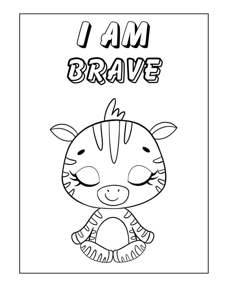 Positive Affirmations Coloring Sheets, Colouring - Etsy