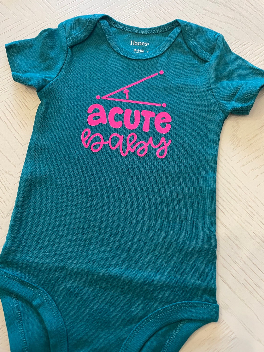 Acute Baby… the Perfect Math Joke Baby Gift - Etsy