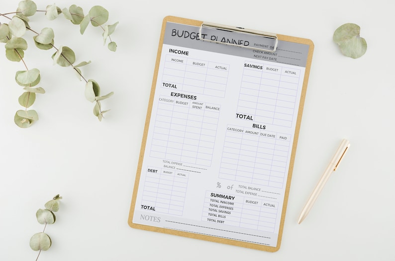 Budget Planner, Digital Budget Planner, Modern Planner, Goodnotes ...