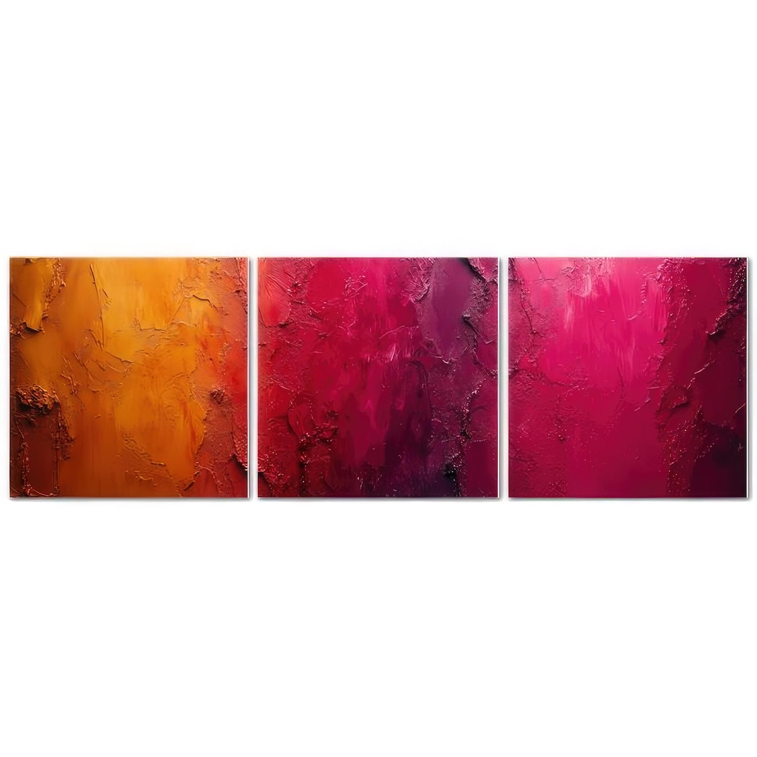 Triptych Wall Art Triptych Canvas Living Room Wall Art Bedroom Wall Art ...