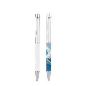 Sublimation Blank Snow Globe Ballpoint Pen, Metal DIY Pen for Business ...