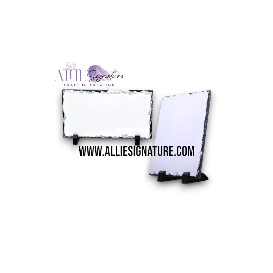 SUBLIMATION BLANK ROCK Slate for Heat Press Transfer Photo, Image ...