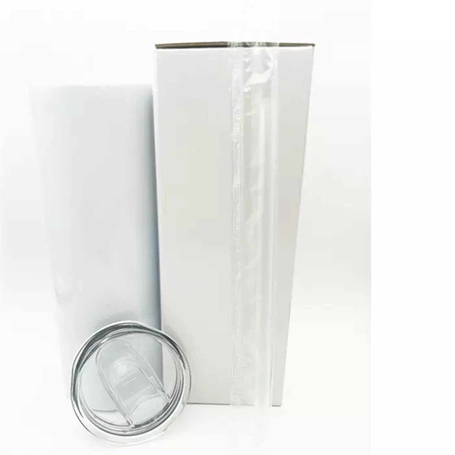 STRAIGHT TUMBLER, White Skinny Tumbler, Blank Tumblers for Sublimation ...