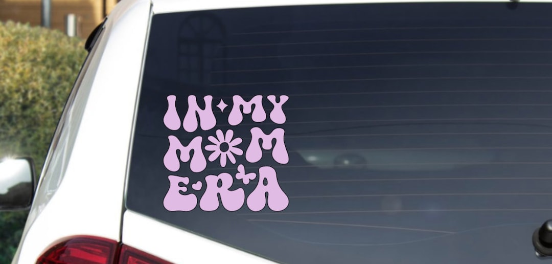 In My Mom Era Decal, Window Decal, Custom Decal, Car Window, Laptop Decal, Sticker, Sticker ...