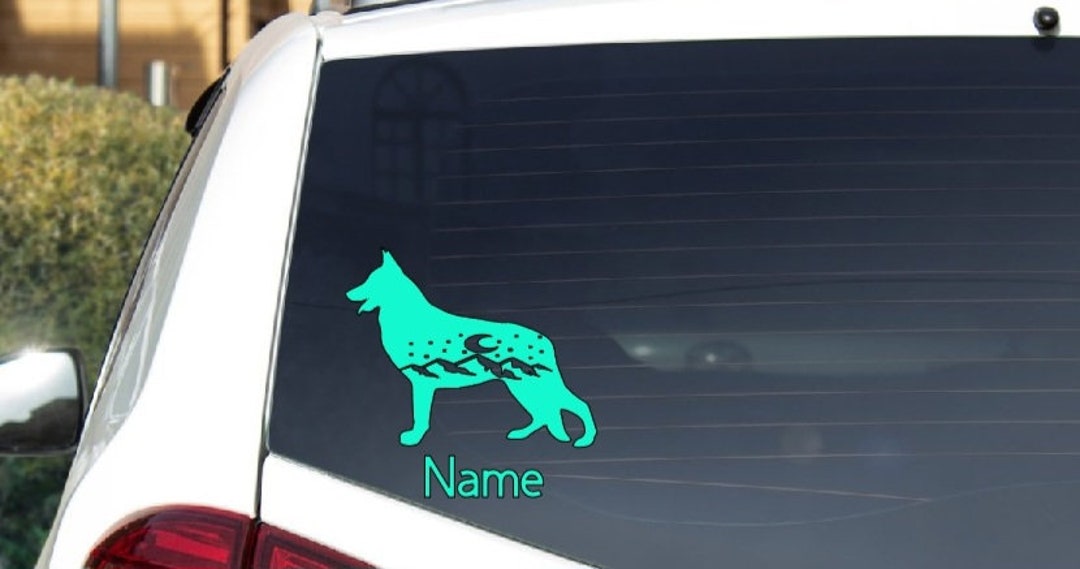 Gsd Moon Mountain, Window Decal, Custom Decal, Car Window, Laptop Decal ...