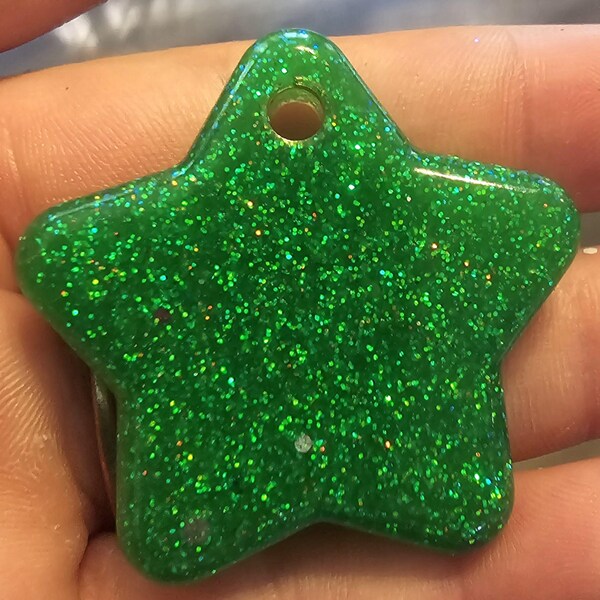 Star Dog Tag Glitter - Etsy