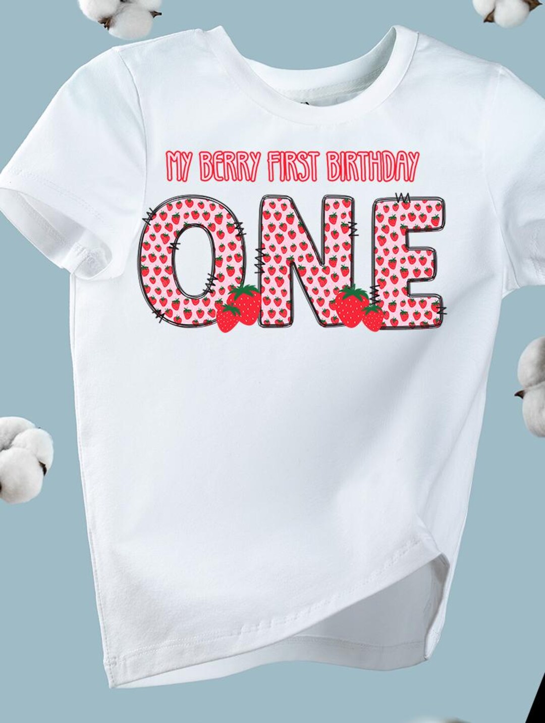 DTF Transfer Birthday Berry 1st Birthday - Etsy