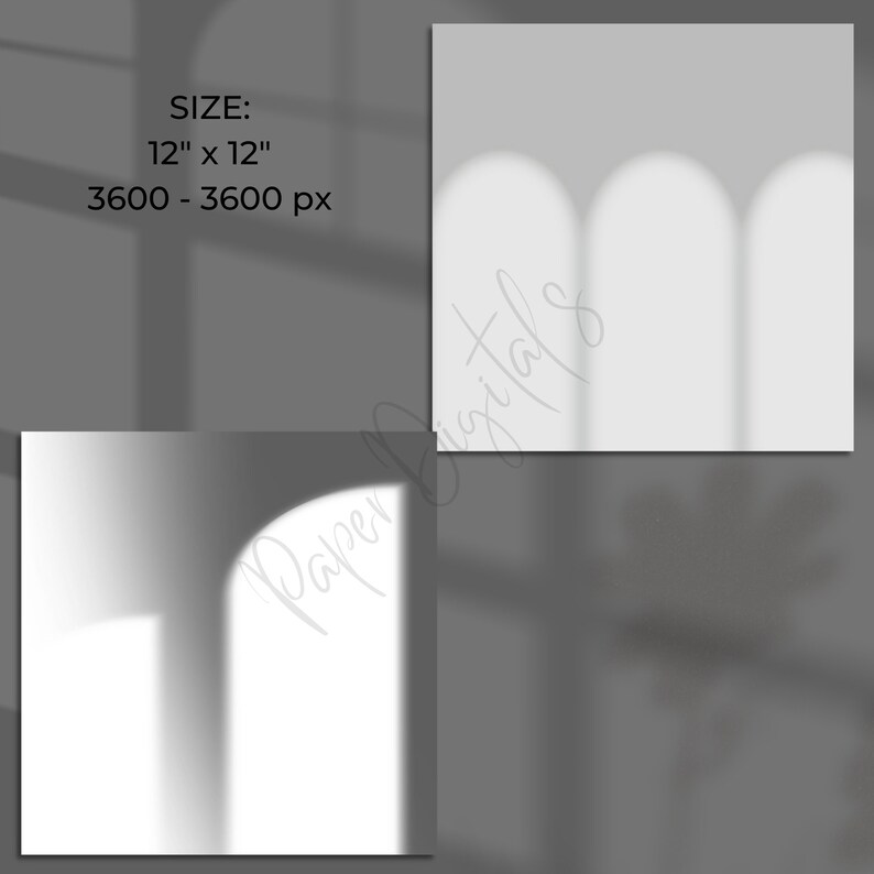 Arch Shadow Overlays Digital Paper, Windows Arch Shadows, Photo Digital ...