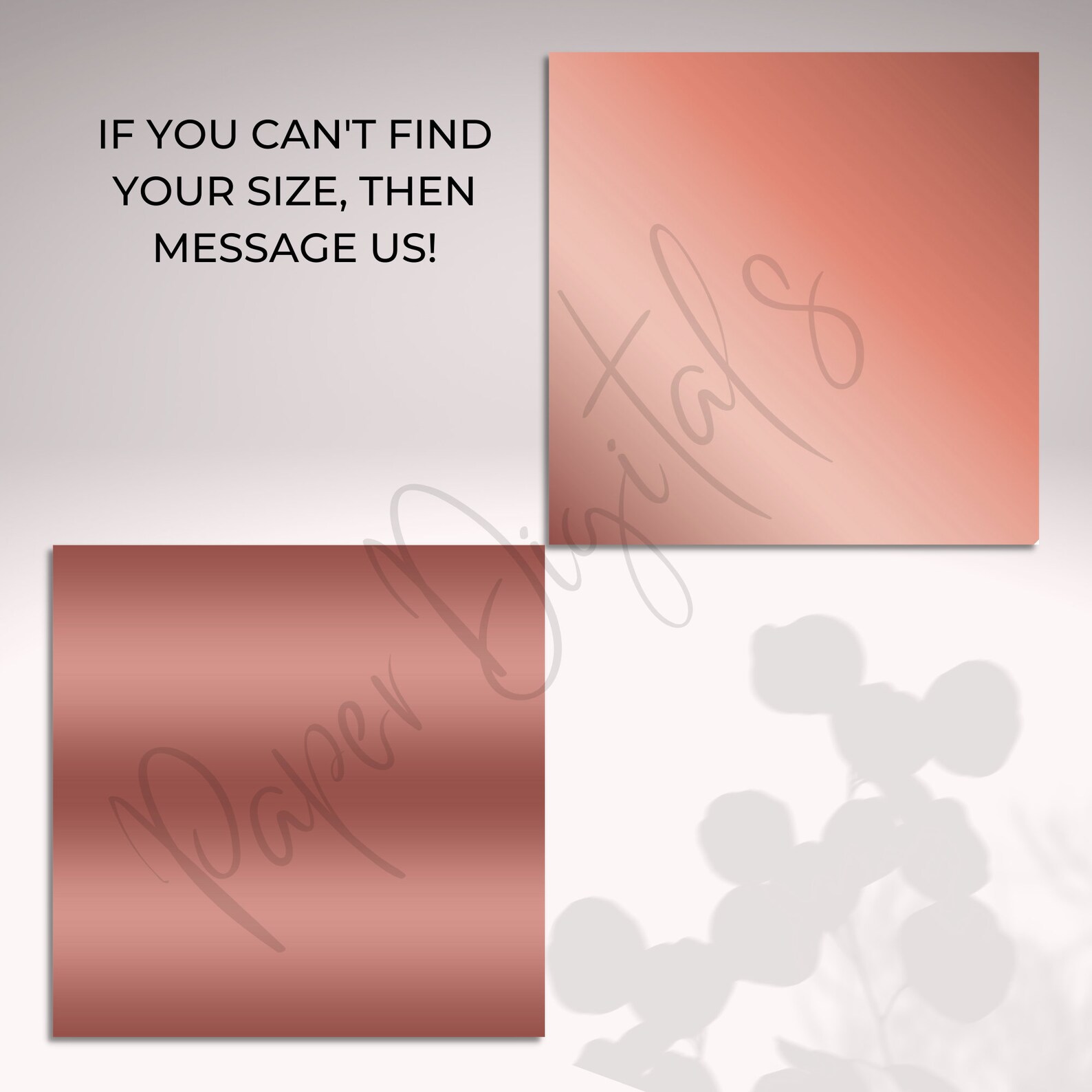 Rose Gold Foil, Rose Gold Digital Paper, Rose Gold Scrapbook Paper ...