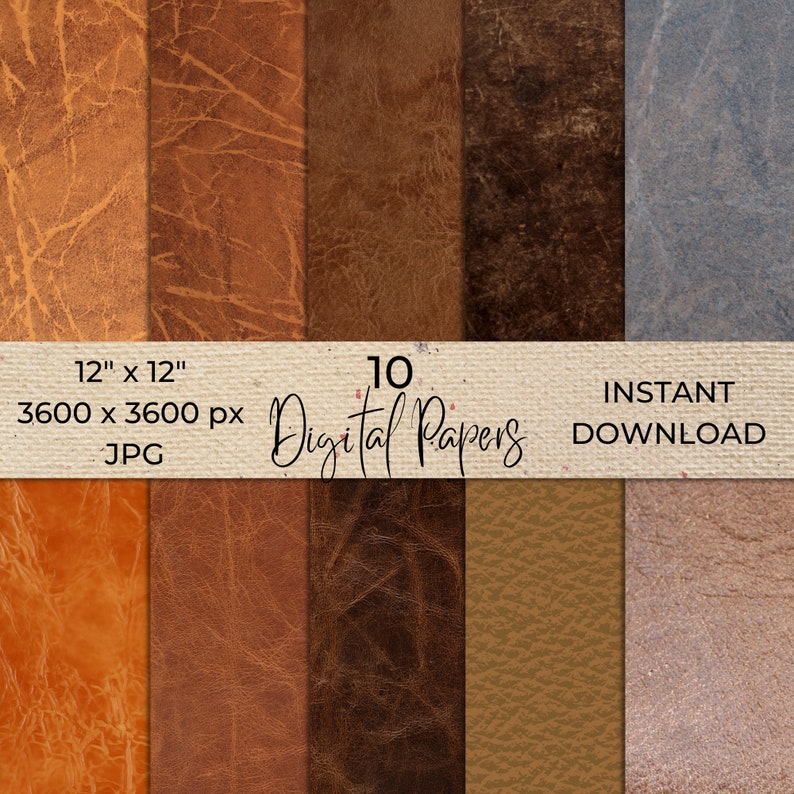 Leather Digital Paper, Leather Texture, Leather Backgroung, Wallpaper ...