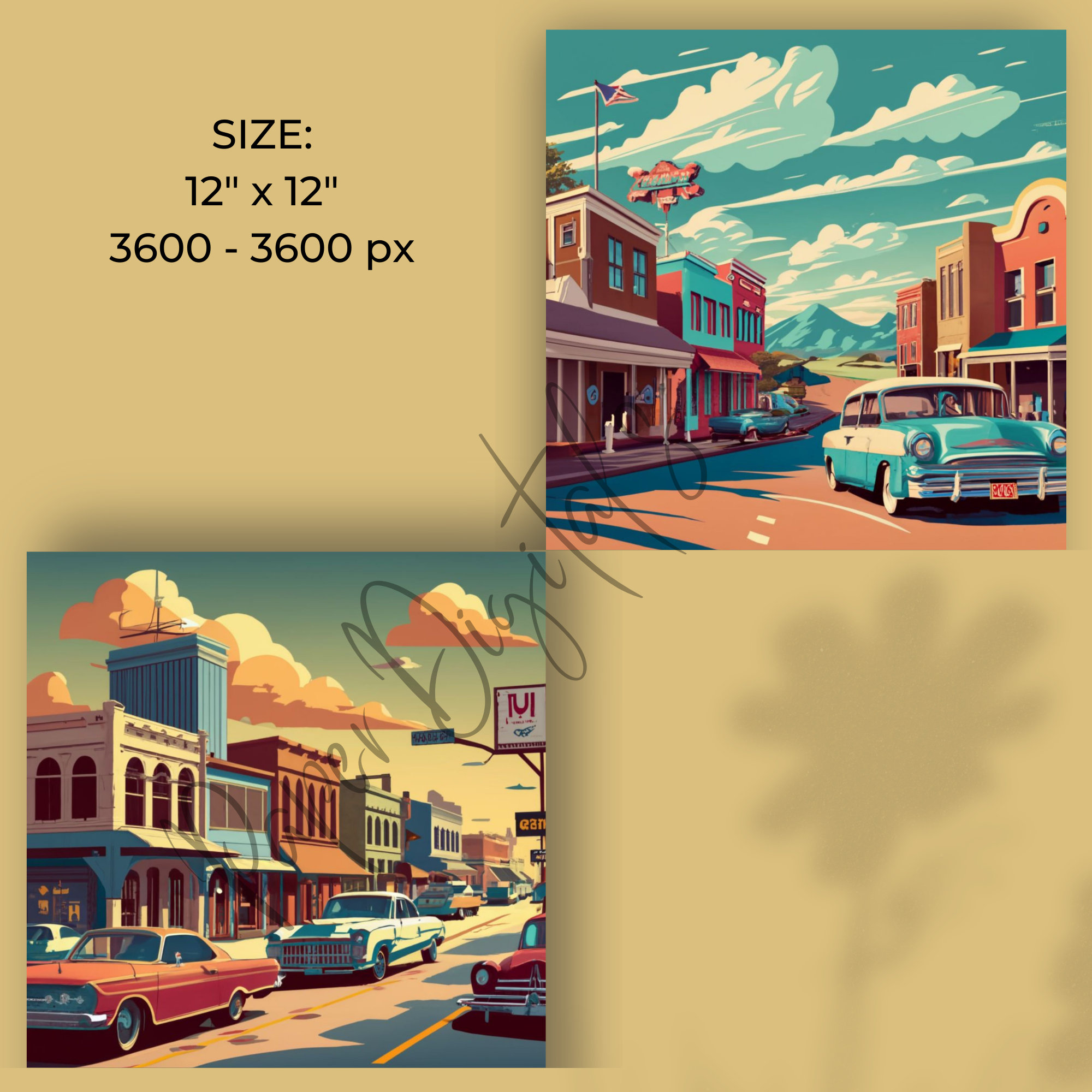 Texas Retro Background, Digital Paper, Mockup, Wallpaper - Etsy