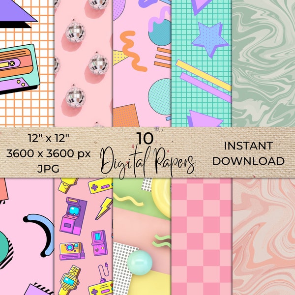 90s Wallpaper Pattern - Etsy