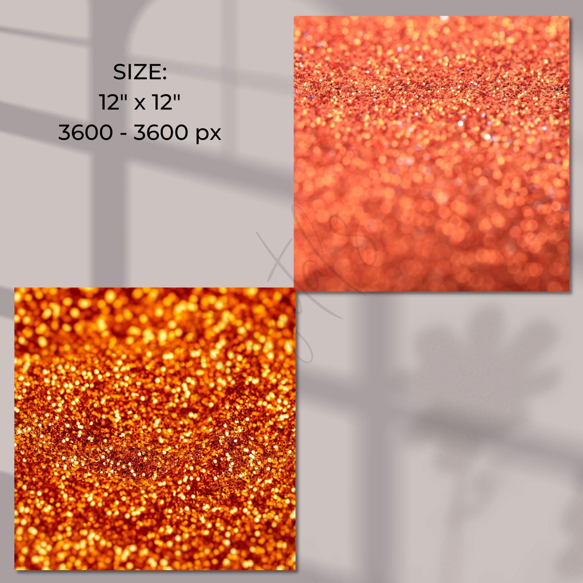 Red Orange Glitter Digital Papers, Background Digital Paper, Diy Logo ...