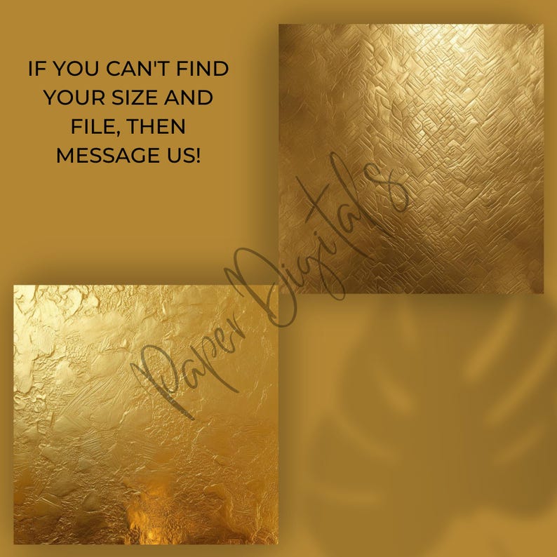 Gold Background, Gold Foil Textures Digital Paper, Scrapbook Paper ...