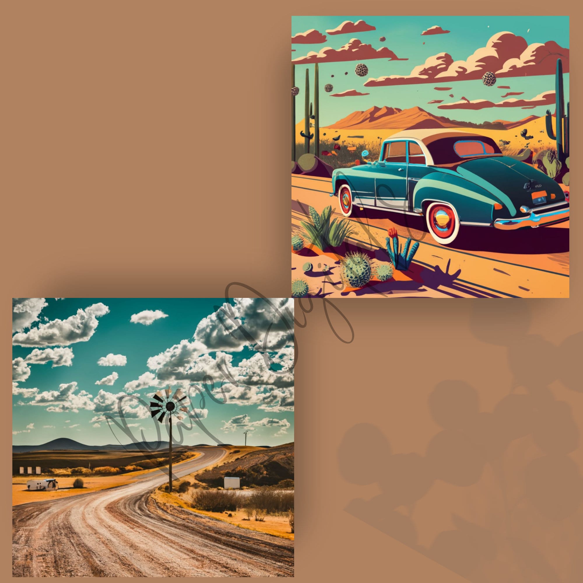 Texas Retro Background, Digital Paper, Mockup, Wallpaper - Etsy