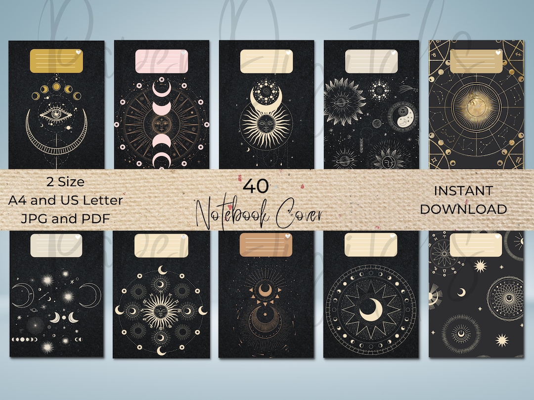 Astrology Digital Notebook Covers, Aesthetic Goodnotes Notability ...