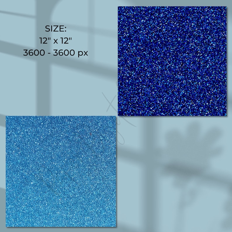 Blue Glitter Digital Paper Metallic Gradient Scrapbook Paper - Etsy