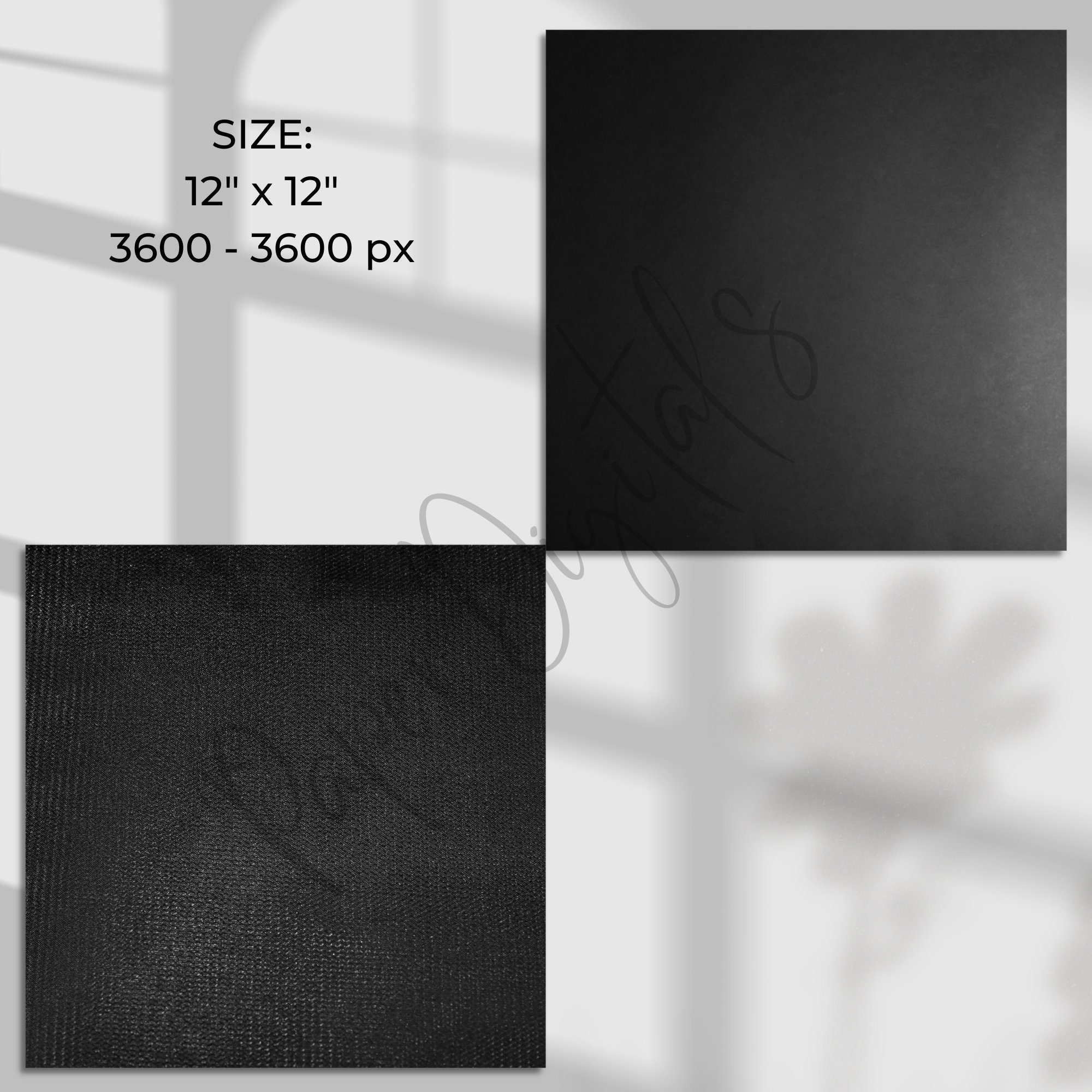 10 Black Pattern Digital Papers, Instant Download, Black Background ...