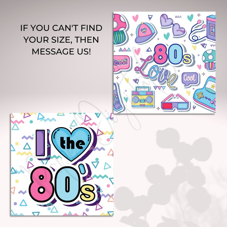 80s Fun Digital Paper 90s Paper Eighties Digital Paper 80s - Etsy