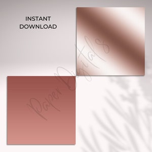 Rose Gold Foil, Rose Gold Digital Paper, Rose Gold Scrapbook Paper ...