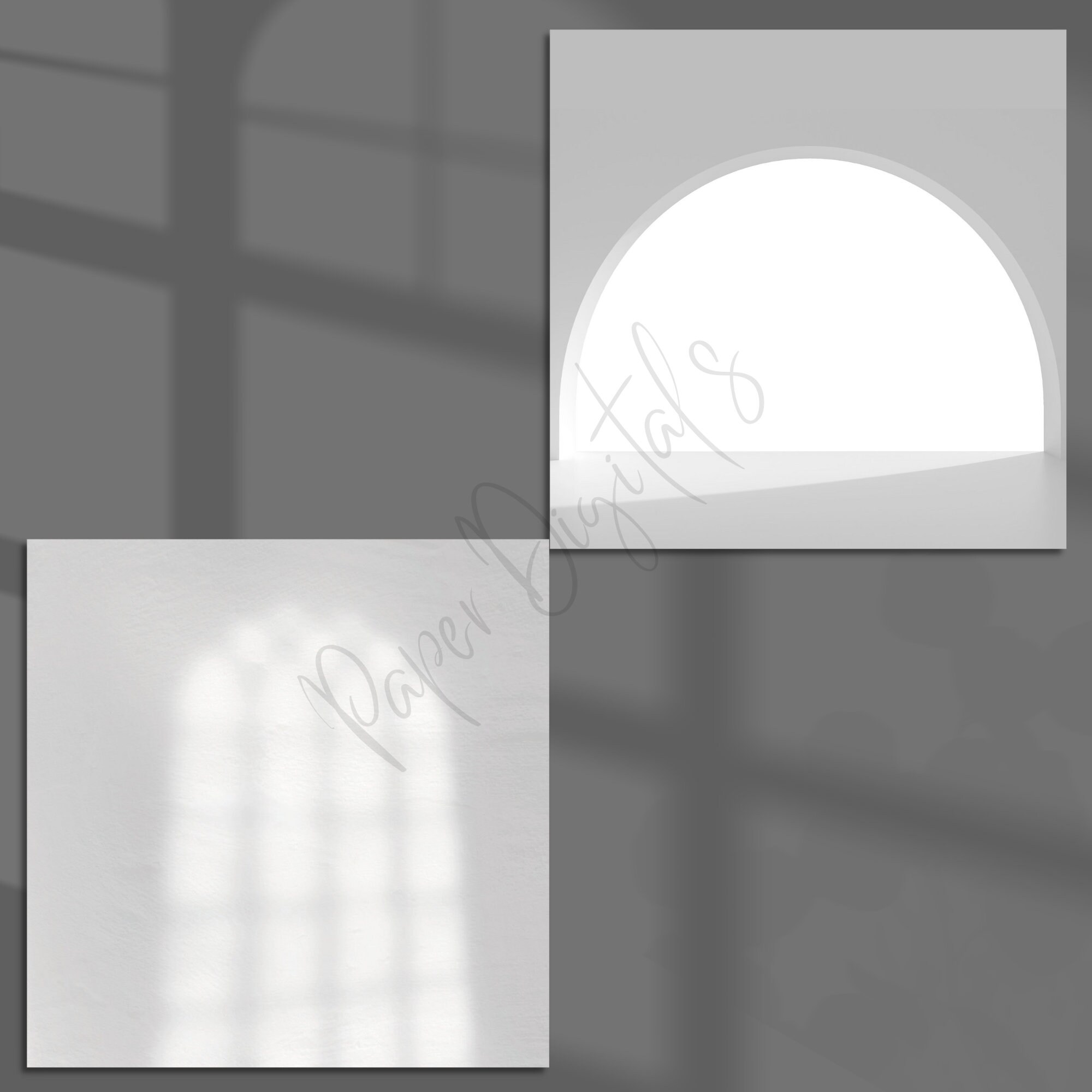 Arch Shadow Overlays Digital Paper, Windows Arch Shadows, Photo Digital ...