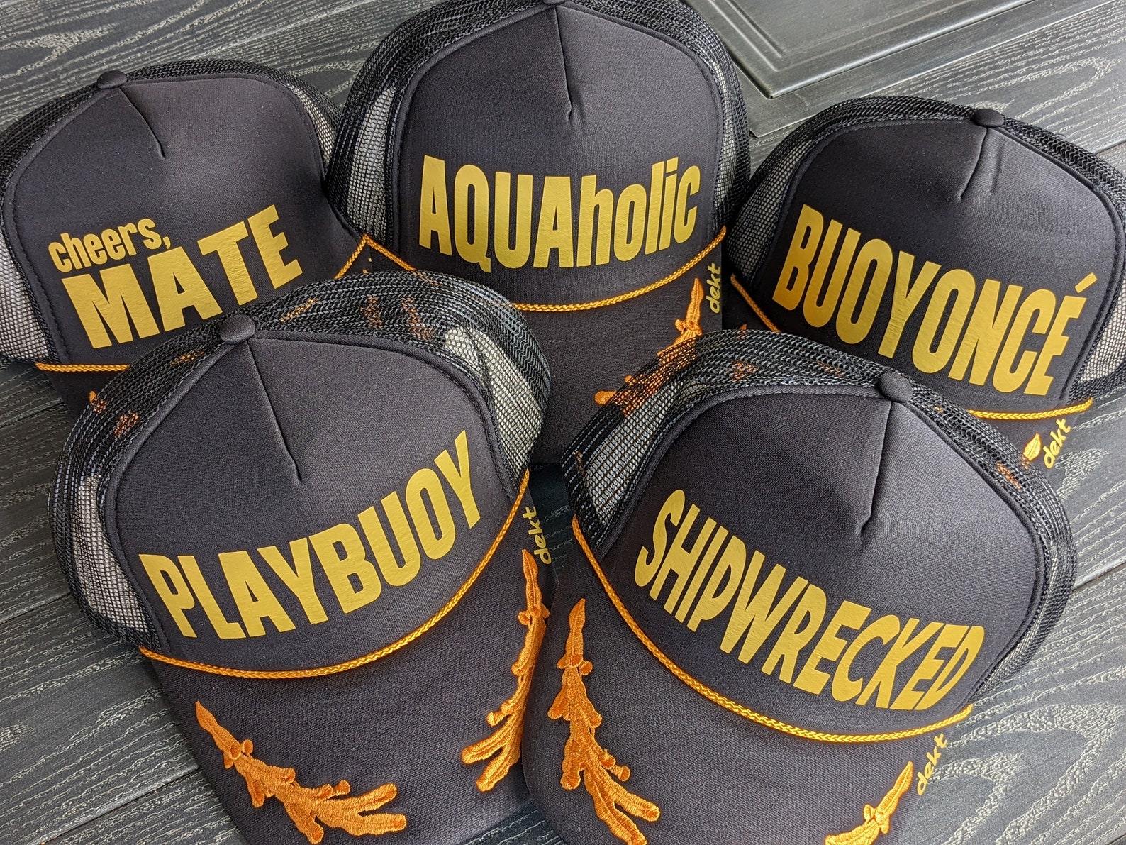 Nautical Trucker Hats Boat Hats Nautical Party Hats - Etsy