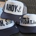 Nautical Trucker Hats Boat Hats Nautical Party Hats Captain Hats - Etsy
