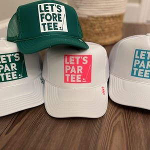 Let's Par-tee Hat | Golf Party Hats | Golf Themed Party | Bar Golf ...