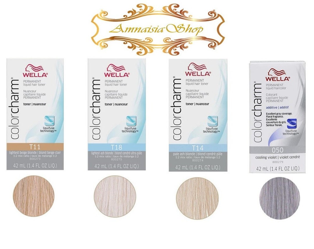 Wella Colorcharm Toner T18, T14, T15, T11, 050, T05, T19, T28, T35, T81 ...
