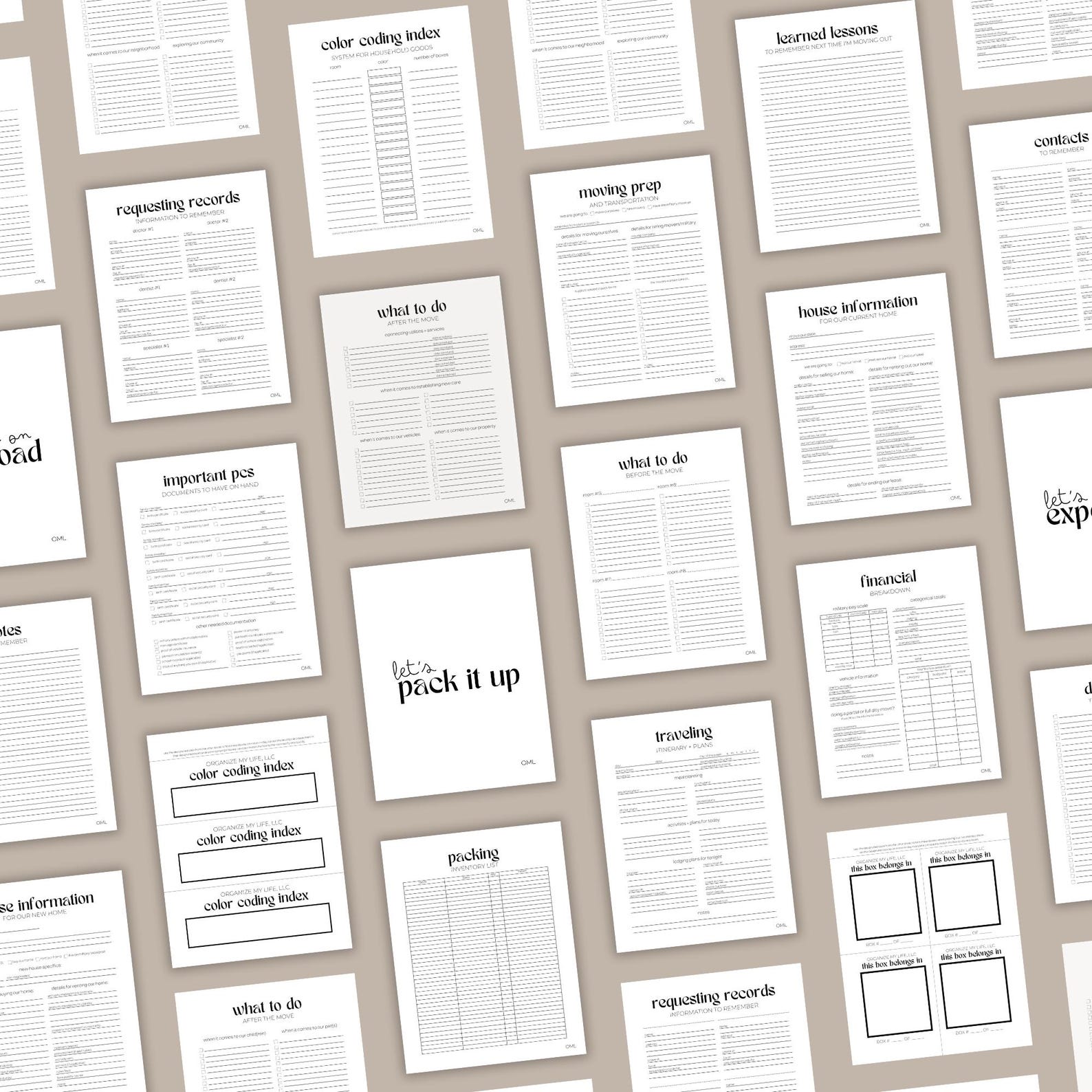 Military PCS Guide, Moving Packet, Relocating Tracker, Moving Tracker ...