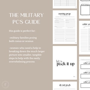 Military PCS Guide, Moving Packet, Relocating Tracker, Moving Tracker ...