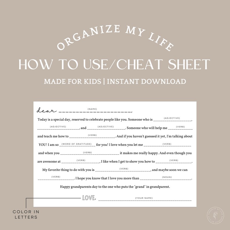 Happy Grandparents Day Card, Greeting Card for Grandma and Grandpa ...