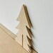 Foldable Wooden Christmas Tree – Minimalist Wooden Holiday Décor ...
